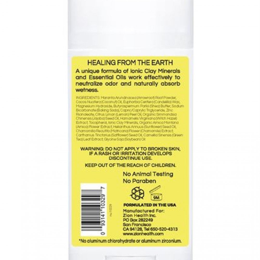 CLAYDRY BOLD Lemonade Vegan Deodorant |Extra Strength Odor Protection