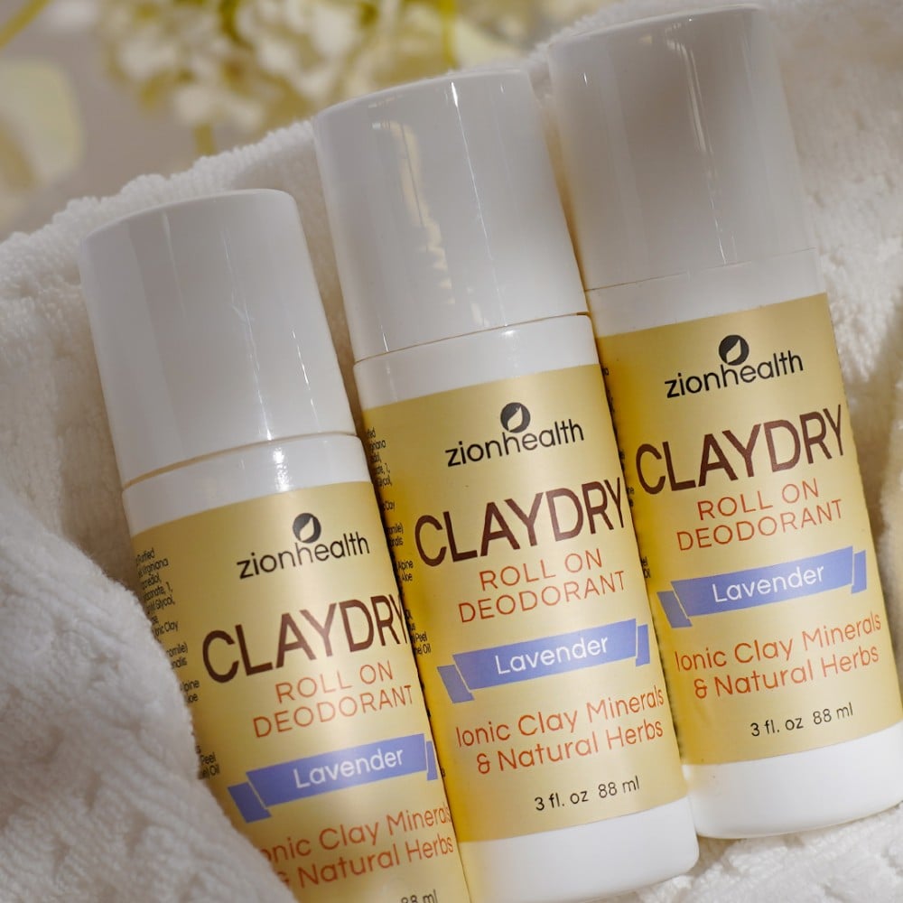 CLAYDRY™ ROLL-ON Lavender Aluminum-Free Natural Deodorant
